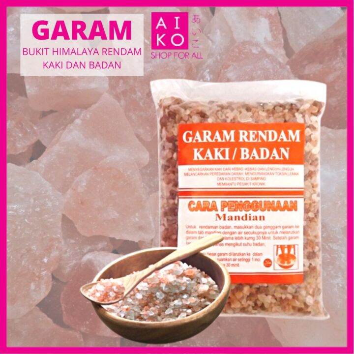 (AIKO) GARAM BUKIT HIMALAYA / RENDAM KAKI DAN BADAN 800G | Lazada
