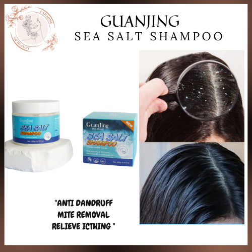 Natural Sea Salt Shampoo Hair Treatment Shampoo for Scalp Psoriasis ...