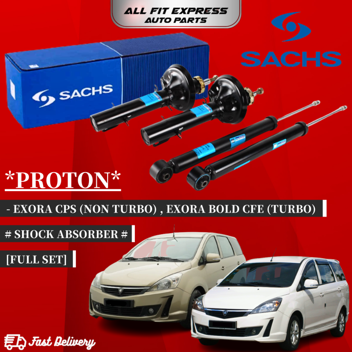 SACHS PROTON EXORA CPS (NON TURBO) , EXORA BOLD CFE (TURBO) SHOCK ABSORBER FRONT(DEPAN) / REAR ...