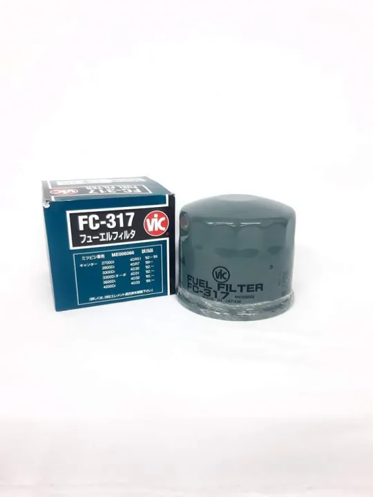 VIC FUEL FILTER FC-317 for MITSUBISHI 4DR5, 4D30, 4D31, 4D32 | Lazada PH