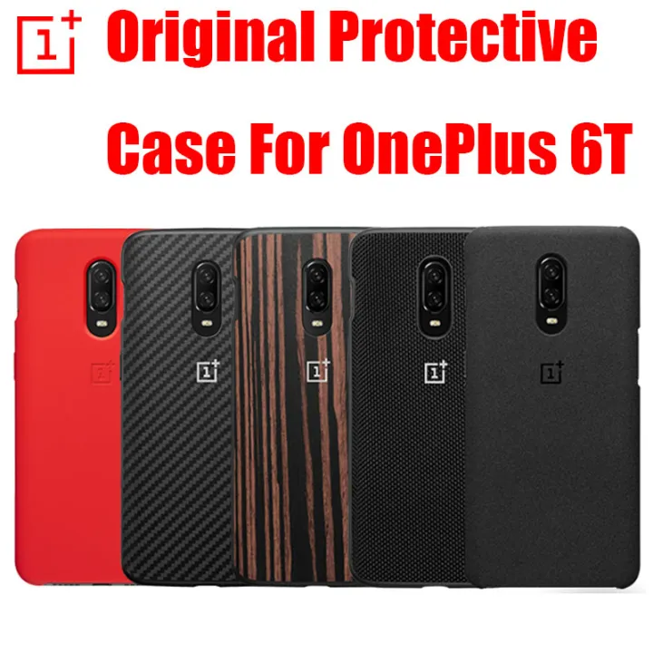 ต้นฉบับ OnePlus 6T 6เคสป้องกันหินทรายสีดำ nilon คาร์บอนเคสกันกระแทก | Lazada.co.th