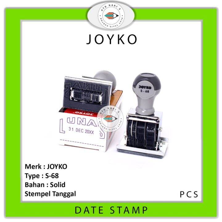 JOYKO - Stamp Lunas & Tanggal S-68 - PCS | Lazada Indonesia