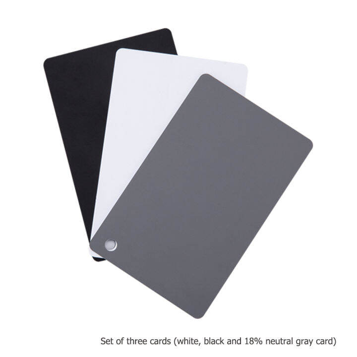 JJC White Balance Cards 18% Gray Grey Card, Use for Video, DSLR and ...