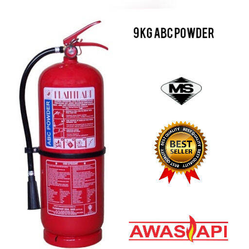 [READY STOCK] 9KG ABC FIRE EXTINGUISHER / ALAT PEMADAM API ABC 9KG WITH ...