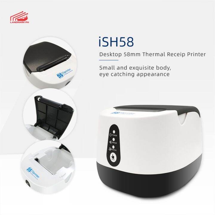 Wireless Receipt Printer GPrinter iSH58 / Gainscha Portable Printer / Bluetooth Printer ...