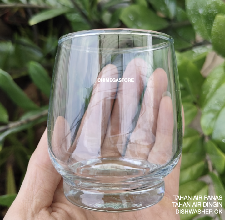 Gelas Aesthetic Glass Bar Hotel Low Ball Gelas Tangan Gelas Bening Beling Kaca Ichimegastore ...