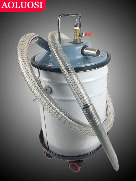 Pneumatic vacuum cleaner oil suction machine industrial iron absorption ...