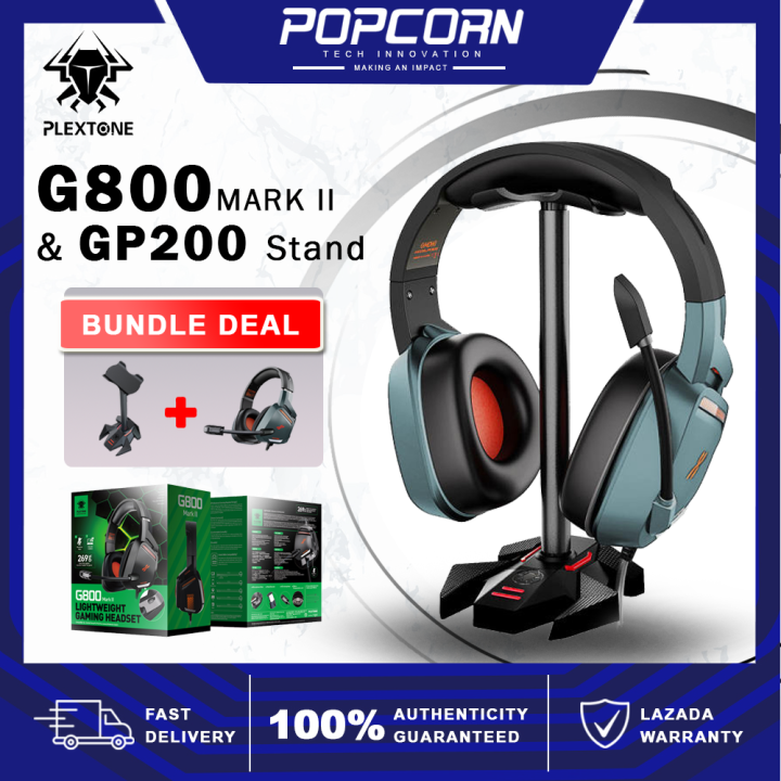 Plextone G800 Gaming Headset With Mic and Noise Cancellation,Extra Bass ...