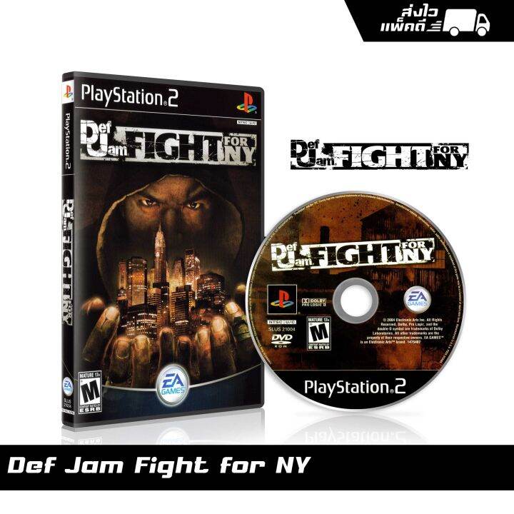 แผ่นเกม PS2 Def Jam Fight for NY (english) สกรีนแผ่น พร้อมปกใส่กล่อง ...
