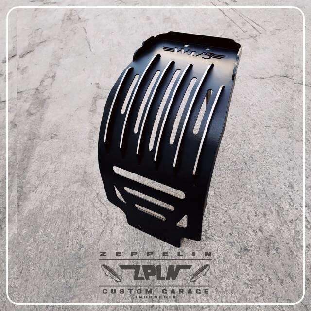 Kawasaki engine guard skidplate engine Cover w175 zeppelin | Lazada PH