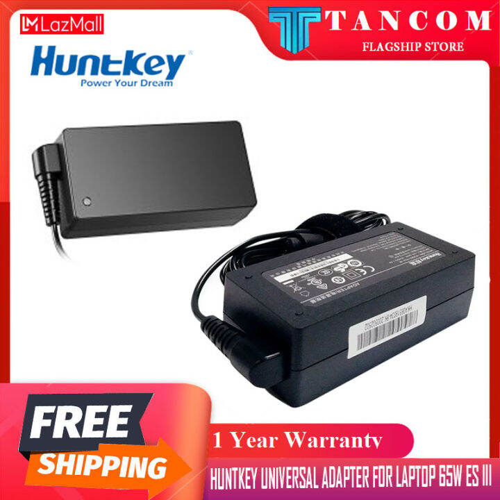 HUNTKEY UNICERSAL ADAPTER FOR LAPTOP 65W ES III | Lazada PH