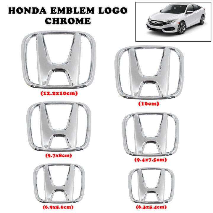 CPA HONDA EMBLEM CAR LOGO STICKER BADGE GOOD QUALITY | Lazada PH