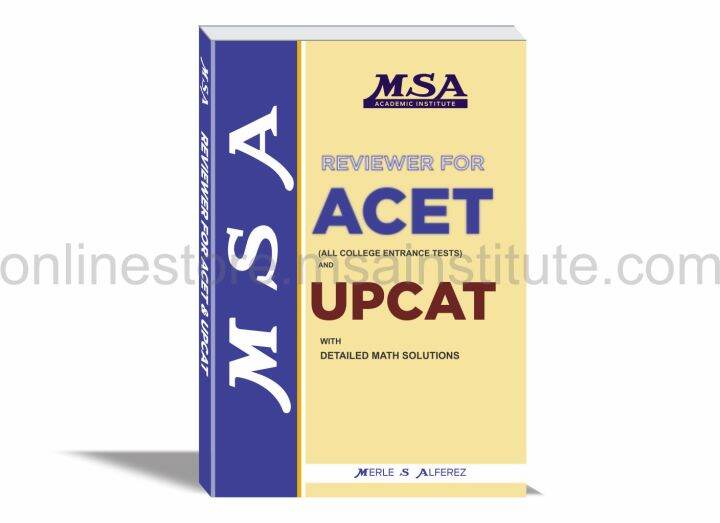 MSA Reviewer for ACET and UPCAT 2024 | Lazada PH