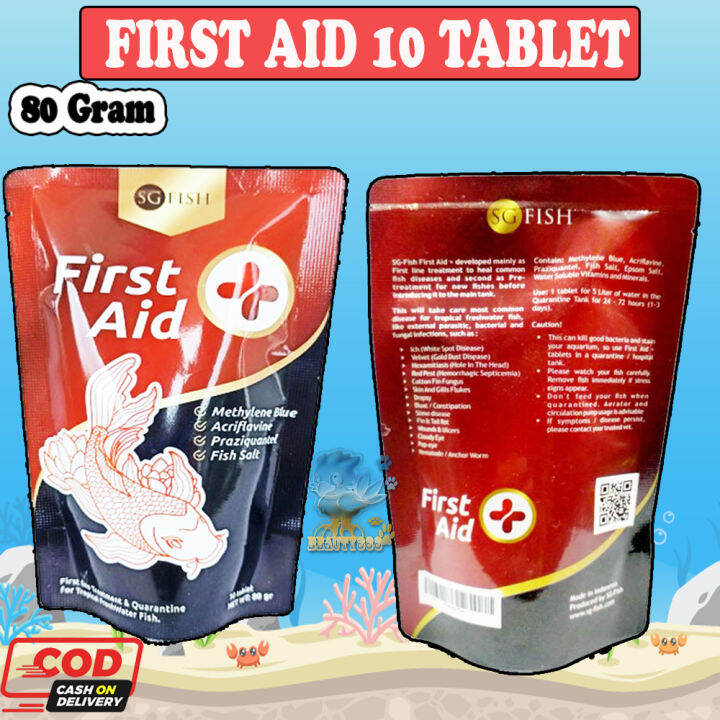 Beauty FIRST AID Plus SG - Obat Ikan Tablet Garam Methylene Blue ...