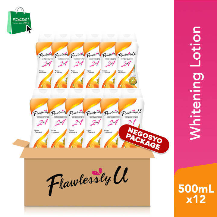 Flawlessly U Orange Papaya Calamansi 500ml Lotion (1 case) | Lazada PH