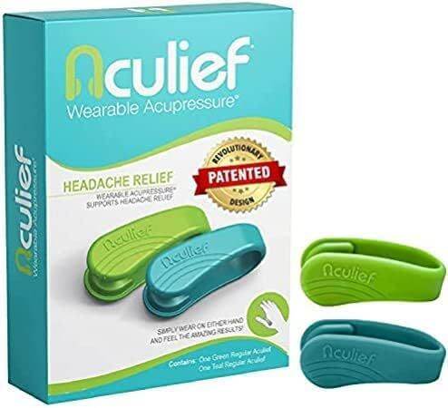 Aculief Wearable Acupressure Headache, Migraine and Tension Relief, 2 ...