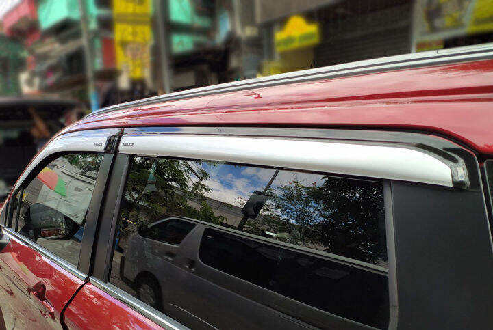 Toyota Veloz 2022 Two Tone Rain Gutter Door Visor Window Visor | Lazada PH