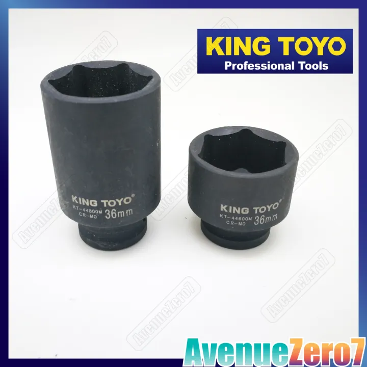 King Toyo 1/2 INCH Dr. Semi Deep Thin Wall Impact Socket (Tyre Socket ...