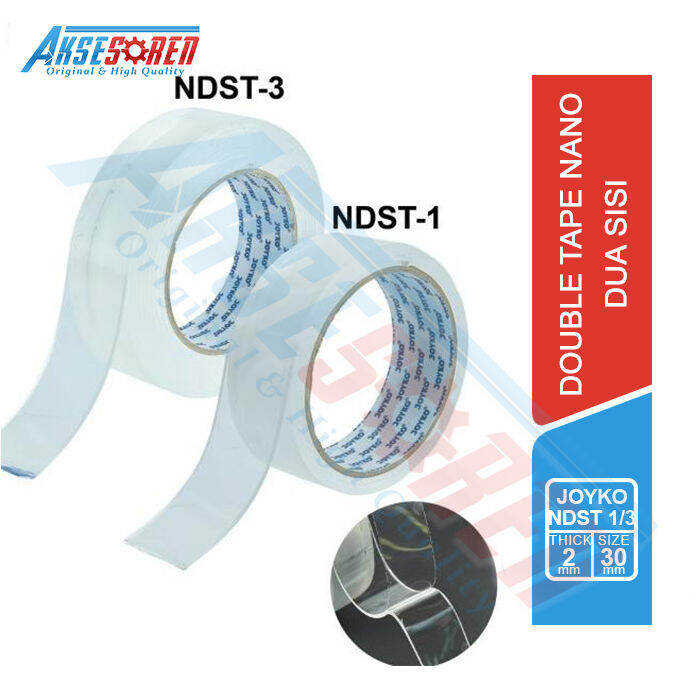 Double Tape Sided Bening Nano Joyko [NDST-1/3] / Solasi Pita Perekat ...