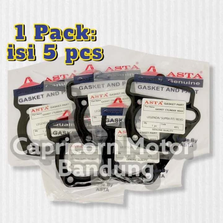 PAKING GASKET CYLINDER HEAD ATAS LEGENDA SUPRA FIT NEW REVO ASTA ISI 5 ...