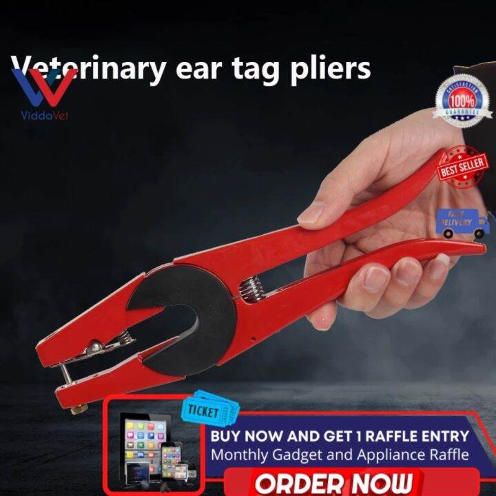 Viddavet Ear Tag Pliers Ear Tag Applicator For Sheep Goat Pig Cattle ...