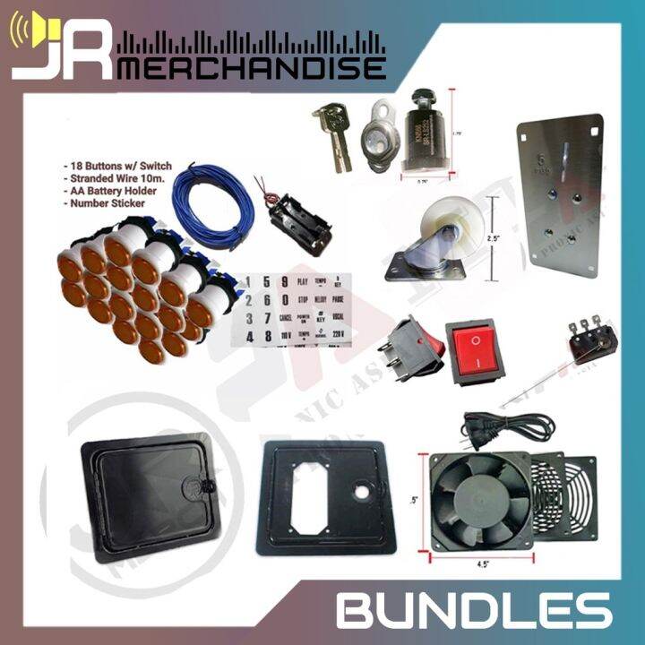 BUNDLE 21: VIDEOKE BOX ACCESSORIES SET (See photo of what's included in ...