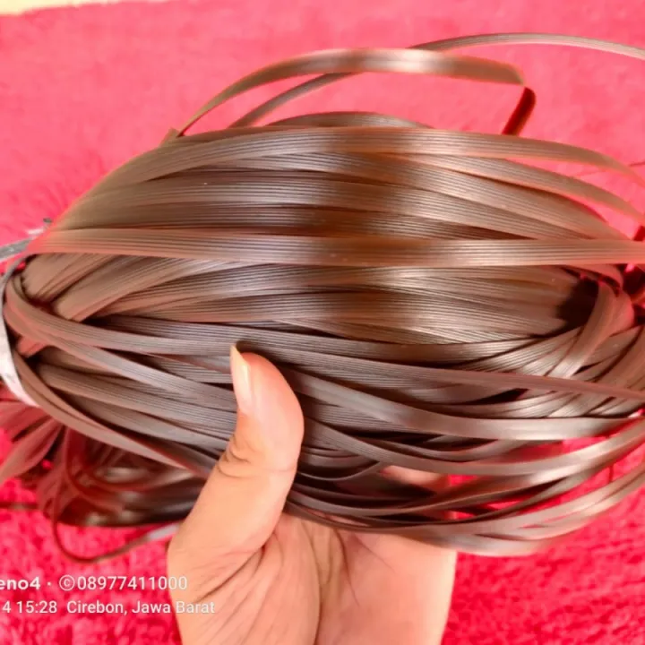 bahan rotan sintetis anyaman harga per 60 meter Bahan tali rotan ...