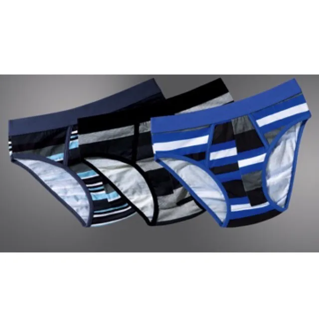 NATHANIEL BUCK MEN'S BRIEF SET COTTON BLEND For Men 3 in 1 Pack ...