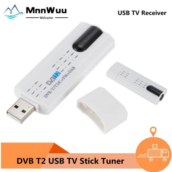 ดิจิตอลดาวเทียม DVB T2 USB ทีวีสติ๊กจูนเนอร์กับเสาอากาศระยะไกล HD USB ...