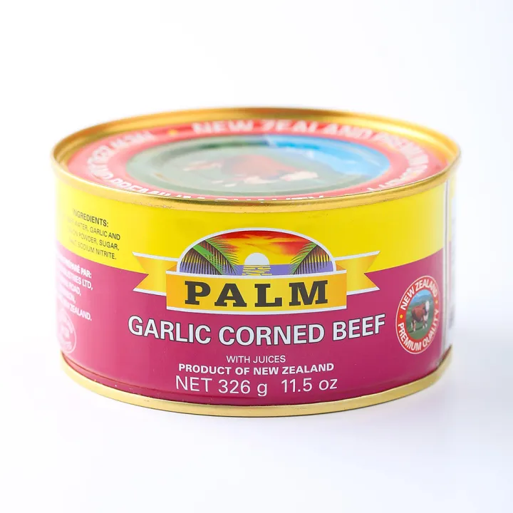 Palm Corned Beef Garlic 326g | Lazada PH