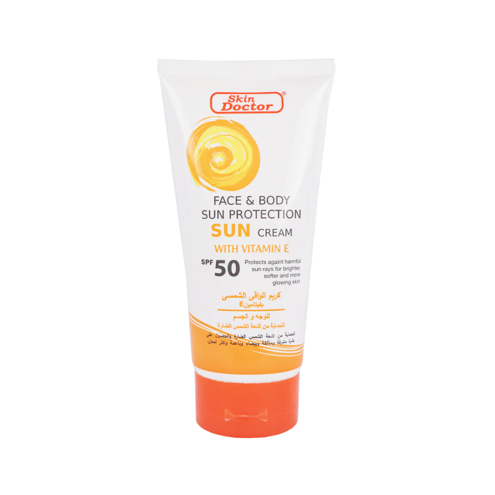 SKIN DOCTOR Face and Body Sun Protection Sun Cream With vitamin E SPF ...