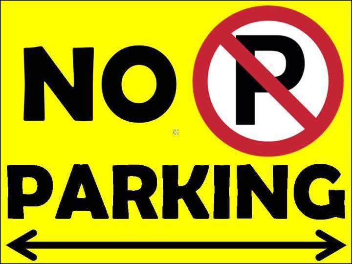 NO PARKING LAMINATED SIGNAGE A4 SIZE | Lazada PH