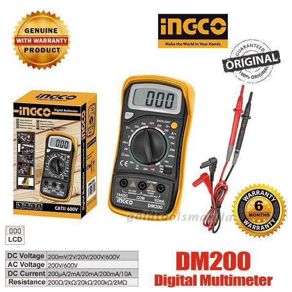 INGCO DM200 Digital Multimeter Tester / Multitester | Lazada PH