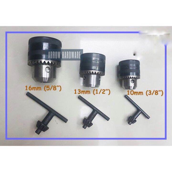 Drill Chuck w/ Key 10mm, 13mm, 16mm | Lazada PH