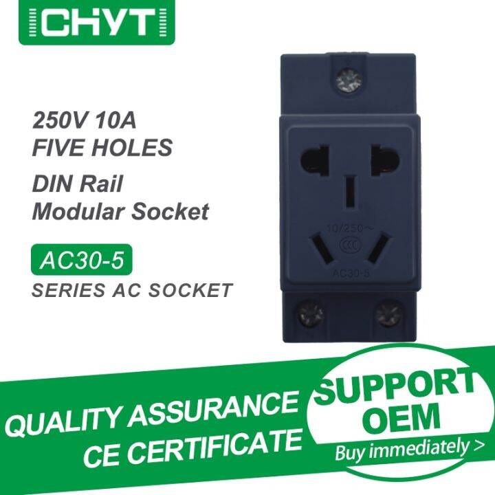 Free Shipping CHYT AC30 British Type American Standard Five / Three Hole 10A 13A 16A 250V Guide ...