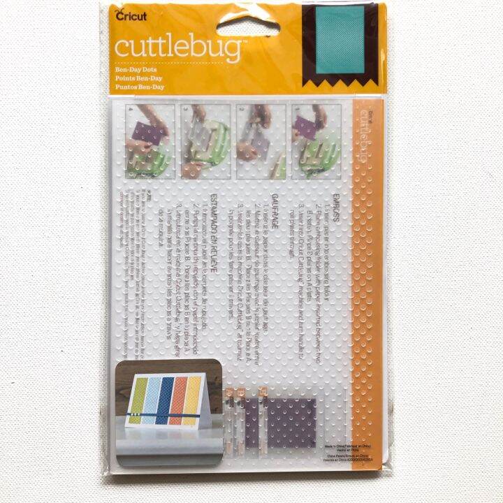 Cuttlebug Ben-Day Dots(polka dots) Embossing Folder | Lazada