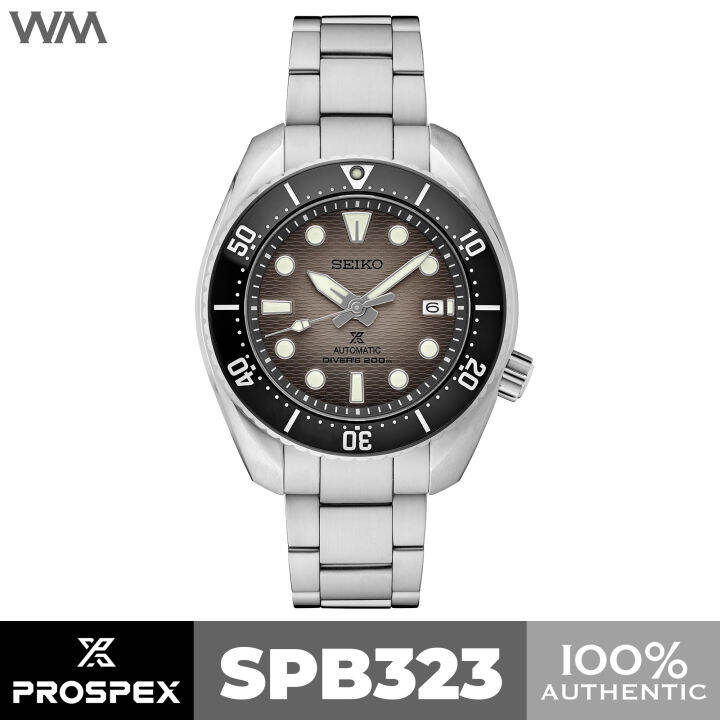 Seiko Prospex Sumo Grey Gradient Dial Stainless Steel Automatic Watch ...