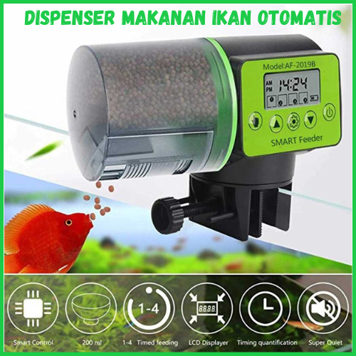 COD SUNSUN Dispenser Makanan Ikan Otomatis Fish Feeder Timer / tempat ...