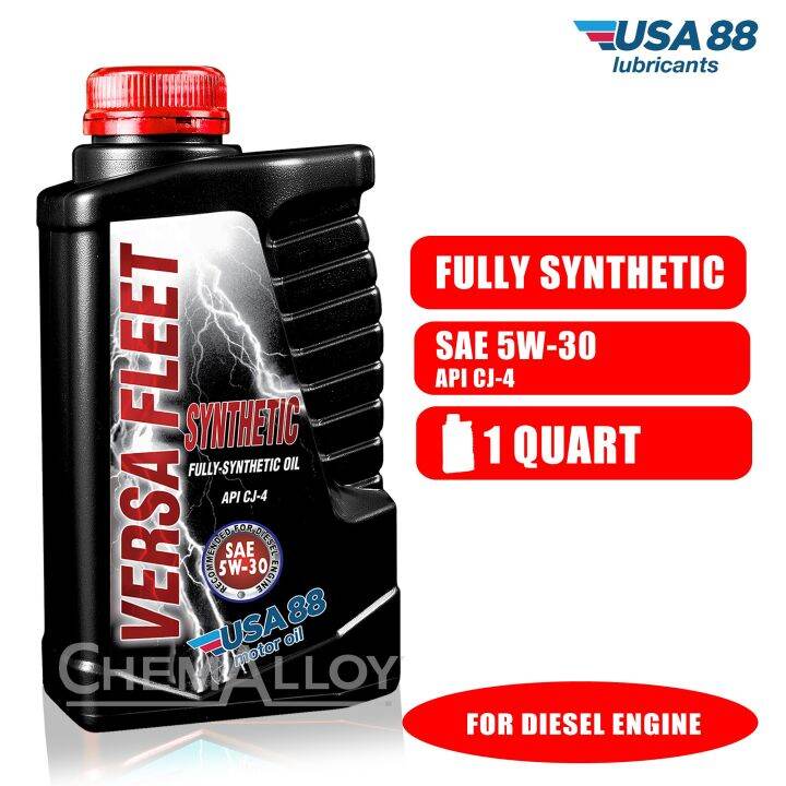 USA88 VF SYNTHETIC 5W-30 API CJ-4/SN FULLY SYNTHETIC DIESEL ENGINE OIL 1QUART | Lazada PH