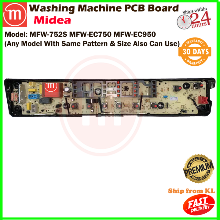 Midea Washing Machine PCB Board MFW-752S MFW-EC750 MFW-EC950 TB75 ...