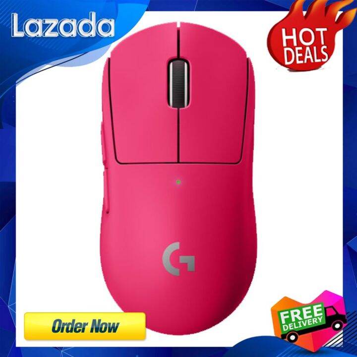 SS MOUSE (เมาส์ไร้สาย) LOGITECH G PRO-X SUPERLIGHT (MAGENTA PINK ...