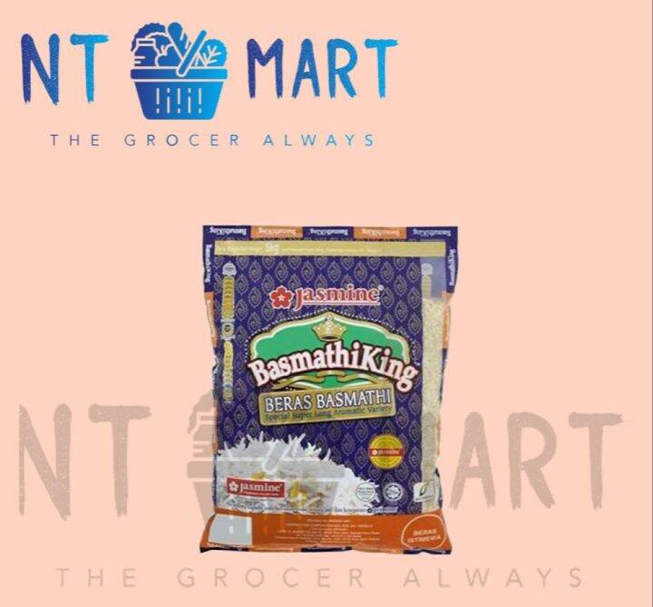 Jasmine Basmathi King Beras Basmathi Special Super Long Aromatic ...