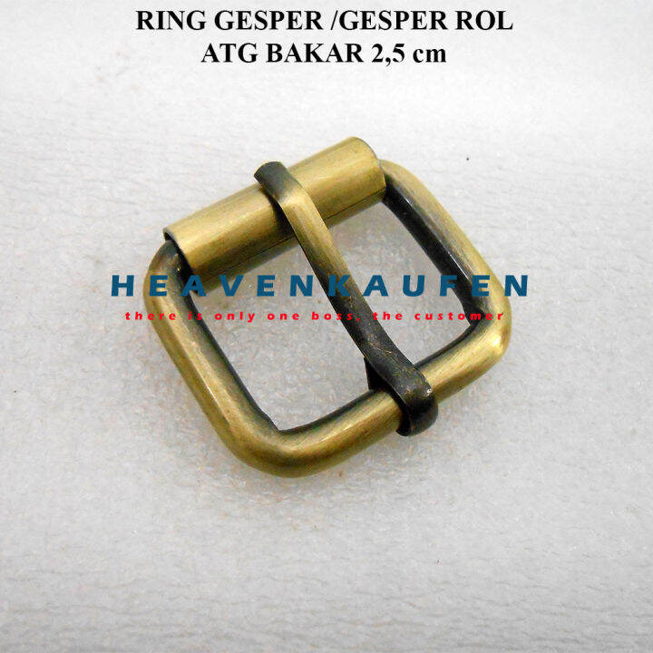 Ring Gesper Roll Tas Lebar Lubang 2,5 cm Warna ATG Bakar Antique Gold ...