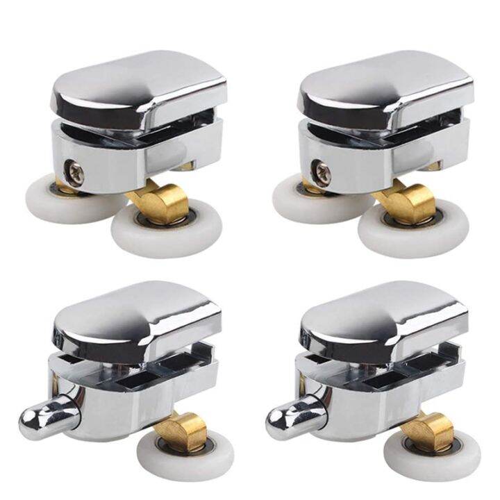 4Pcs 23mm Shower Door Rollers Sliding Shower Doors Wheels Replacement ...