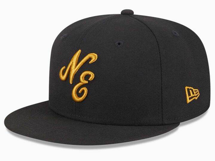 New Era Script Logo 59FIFTY DAY 2023 100 Year Anniversary Patch Black ...