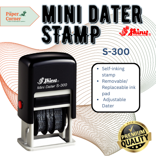 STAMP SHINY MINI DATER STAMP DATE STAMP 3MM S-300 1PC | Lazada PH
