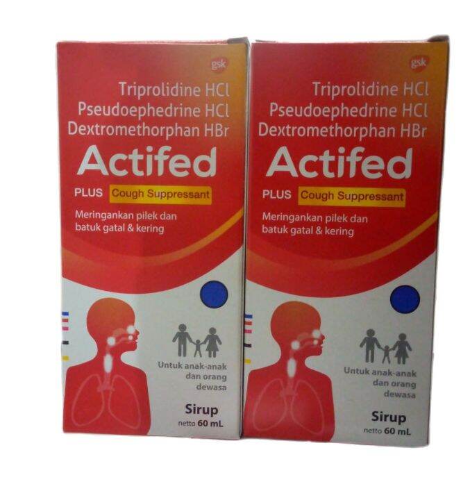Actifed syr Plus obat batuk | Lazada Indonesia