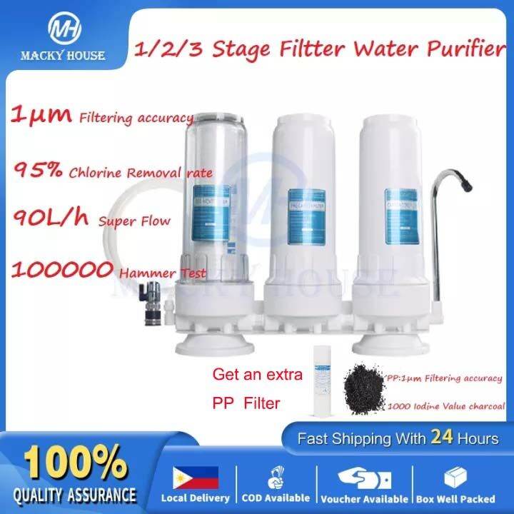 High Quality 3 in 1 Alkaline Water Purifier Complete Set | Lazada PH