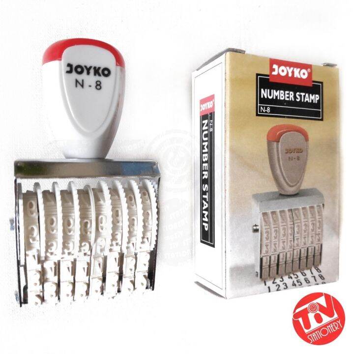 Cap Stempel Numbering Joyko Number Stamp N-8 (8 digits) | Lazada Indonesia