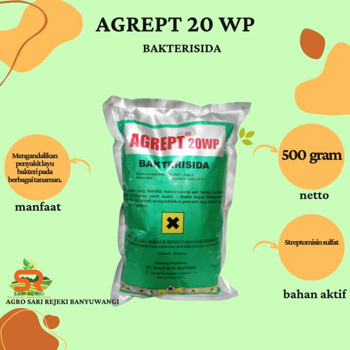 AGREPT 20WP 500 GRAM BAKTERISIDA UNTUK LAYU / PENCECAH LAYU | Lazada Indonesia